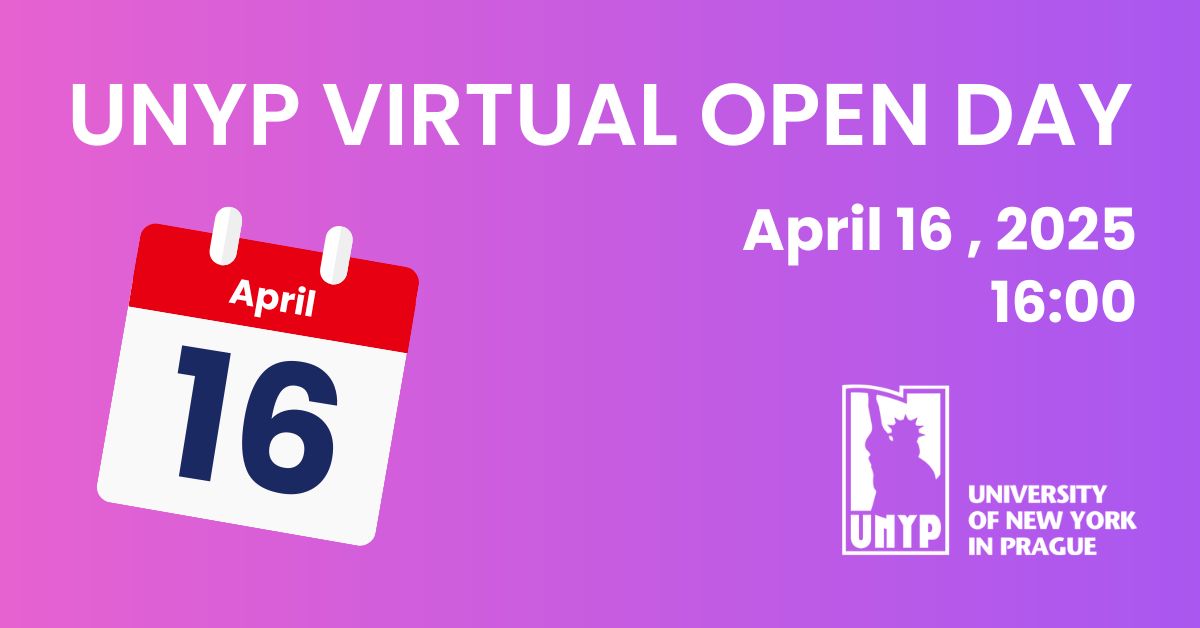 UNYP Virtual Open Day - University of New York in Prague